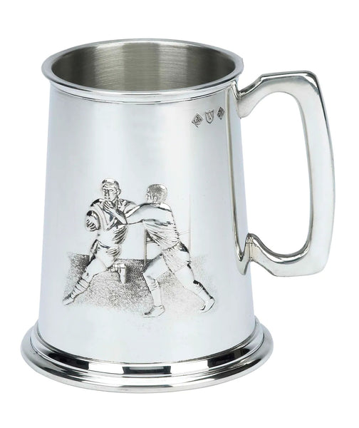 Pinder Bros. 1 Pint pewter rugby tankard - Made in England – Warm Tradition